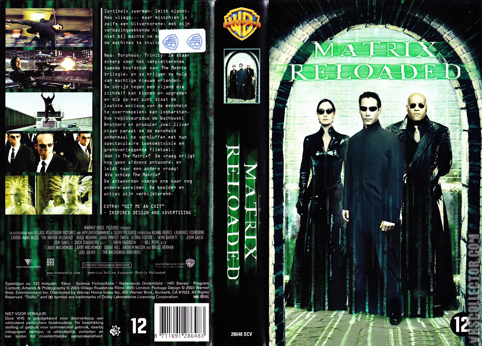 Matrix Reloaded (VHS, 2003) 85392185139| eBay