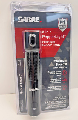 SABRE PepperLight 2-in-1 Flashlight Pepper Spray | eBay