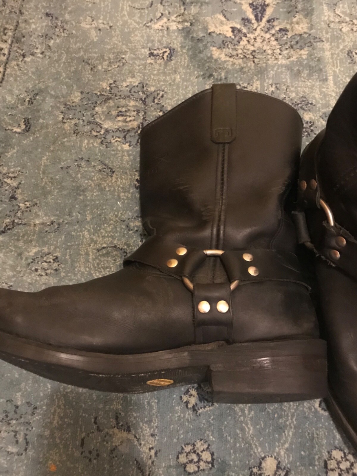 Red Wing Engineer Boot BLACK Motorcycle/Leather/969 S… - Gem