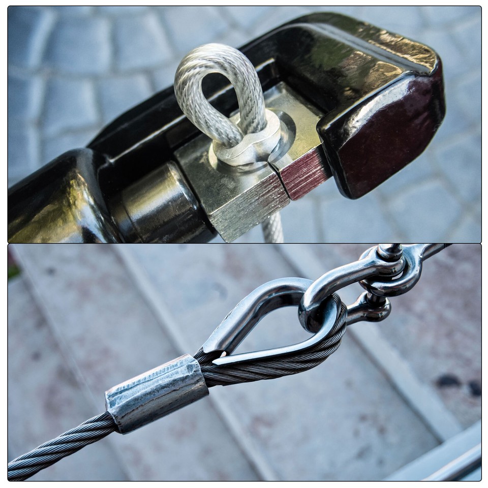 220pcs Aluminum Crimping Wire Rope Stop Sleeve 9 Size 3/64"-5/16" Round ...