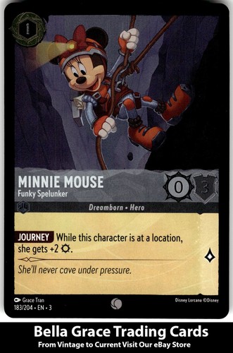 Minnie Mouse - Funky Spelunker #183/204 Into the Inklands Disney Common ...