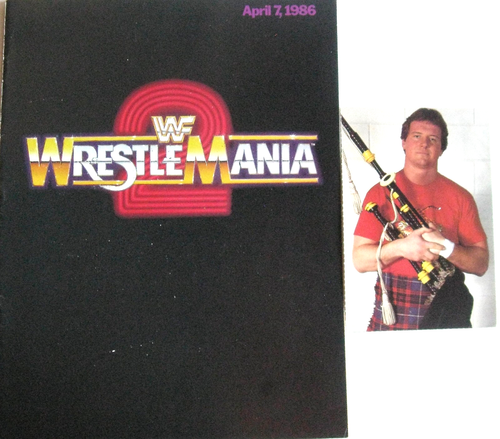 1986 WrestleMania 2 Program and Rowdy Roddy Piper Postcard | eBay