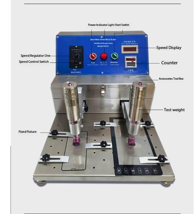 SDR339 Steel Wool Alcohol Abrasion Tester Rubber Eraser Wear Tester ...