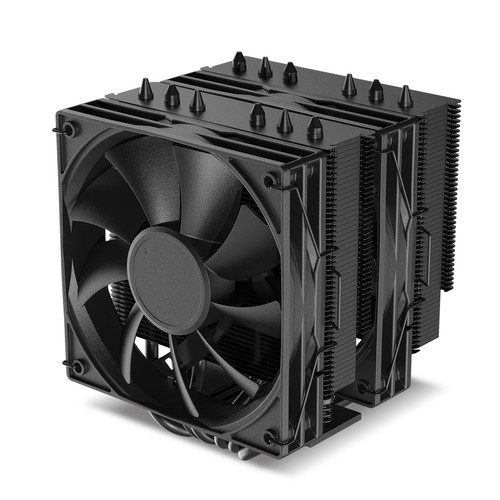 DT6 CPU Air Cooler, Dual Towers with 6 Copper Heat Pipes, 2 x 120mm PWM ...