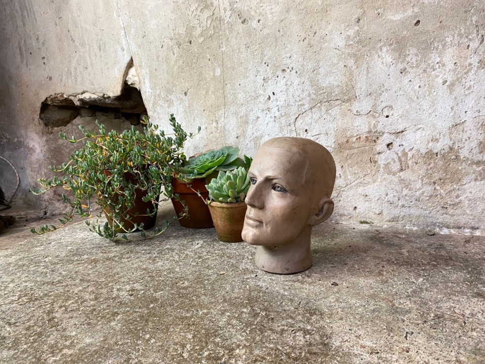 Vintage Hand-Painted Sperling Mannequin Head | eBay UK