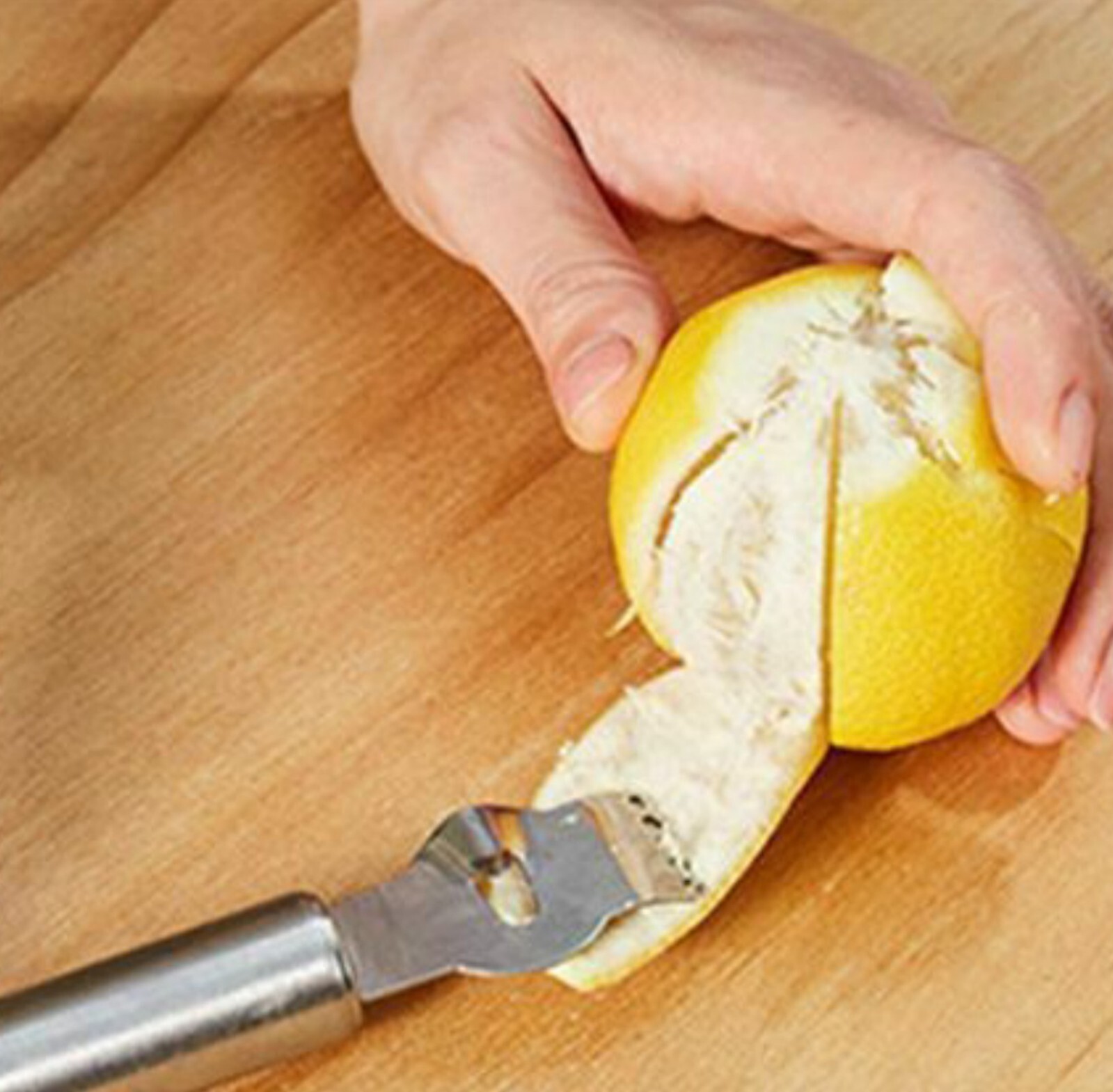 Lemon Zester Lime Orange Citrus Stainless Steel Kitchen Tool Utensil ...