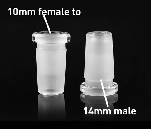 14mm Male to 10mm Female Glass Adapter | eBay Australia