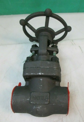 Powell Manual 800 Steel Socket Weld 1in Wedge Gate Valve GA08SA58GB for ...
