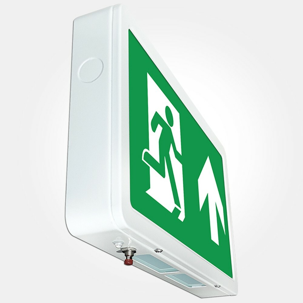 LED Exit Box Self Testing Emergency Lighting IP20 Maintained / Non ...