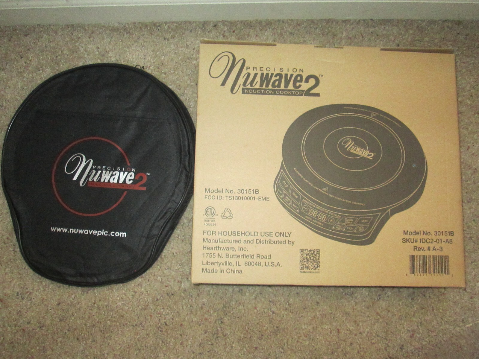 NIB NuWave 2 Precision Induction Cooktop Burner Model 30151B w ...