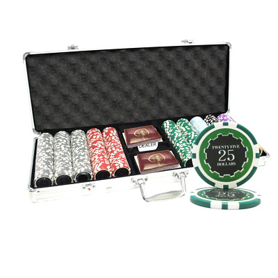 MRC POKER 500PCS 14G ECLIPSE POKER CHIPS SET WITH ALUM CASE | eBay