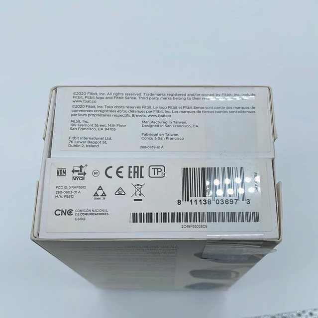 Fitbit FB512 Sense Smartwatch - White for sale online | eBay