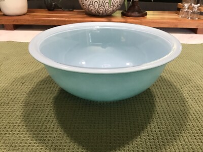 Pyrex Blue Robin's egg Mixing Bowl Clear Bottom #325 Vintage | eBay