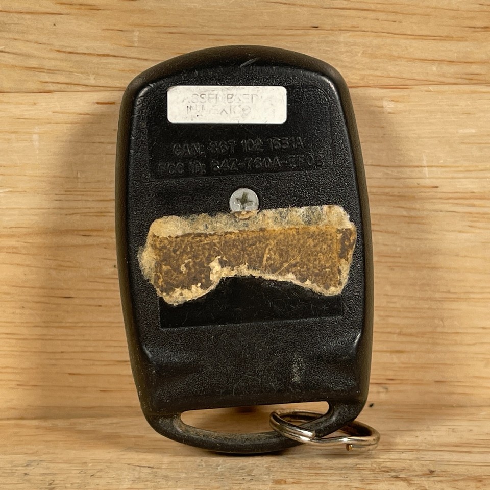 UTC Black 2-Buttons 433 Mhz Wireless Handheld Keyless Remote Control ...