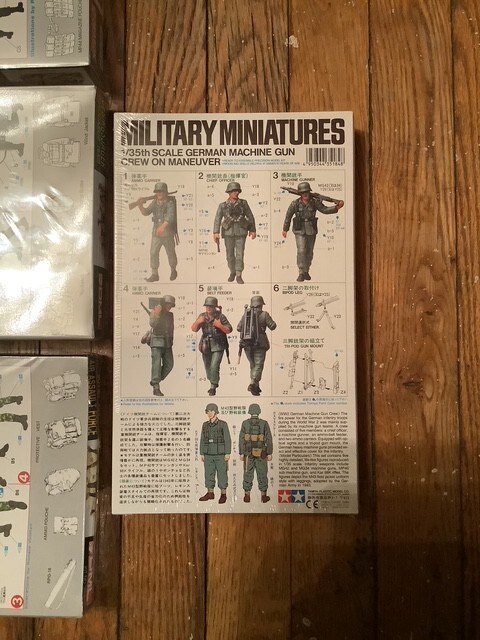 German Military Model Kits Factory Sealed 1970s WW2 Tamiya DML Dragon ...