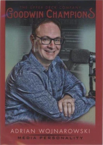 2021 Goodwin Champions - Platinum Red #34 Adrian Wojnarowski for sale ...