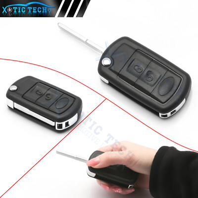 For Land Rover Discovery LR3 Keyless Entry Flip Remote Key Shell Fob 3 ...