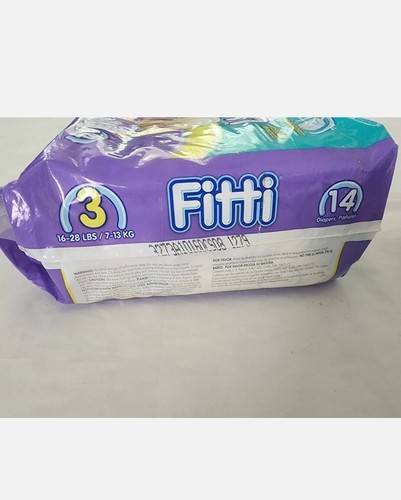 Vintage Fitti Diapers Size 3 lot x 3 bags balloons design hard to find ...
