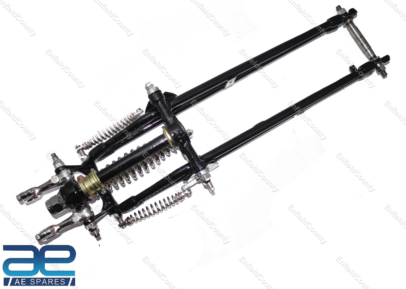 Fits Royal Enfield J J2 G G1 G2 Black Chrome Girder Fork Springer Assey ...