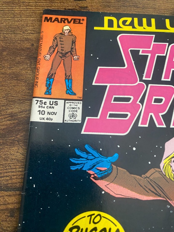 Star Brand #10 (1986) Marvel 7.5 VF- New Universe Starbrand 1st Print ...