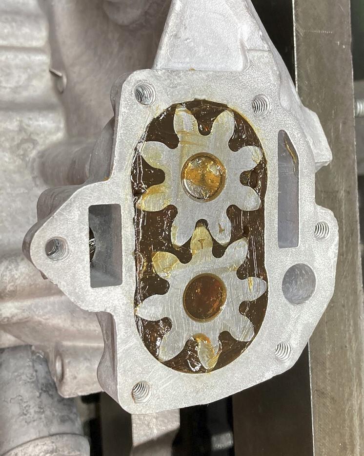 67-71 buick 400 430 455 rebuilt timing cover (early style with 1/2" oil ...