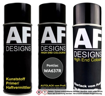 Kunststoff Spraydosen Set für Pontiac WA637R Cyber Gray Metallic ...