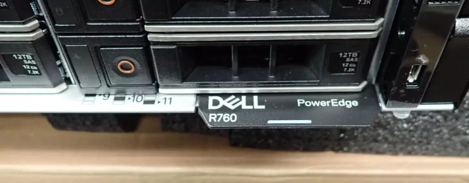 NEW Dell PowerEdge R760 8Core Gold 5415+ 64GB Ram 144TB HDD 12xLFF Bay ...