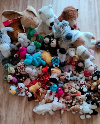 Nici Pummel Plüschtiere Wärmflasche Robbe Biber Glühwürmchen Hummel neu ...