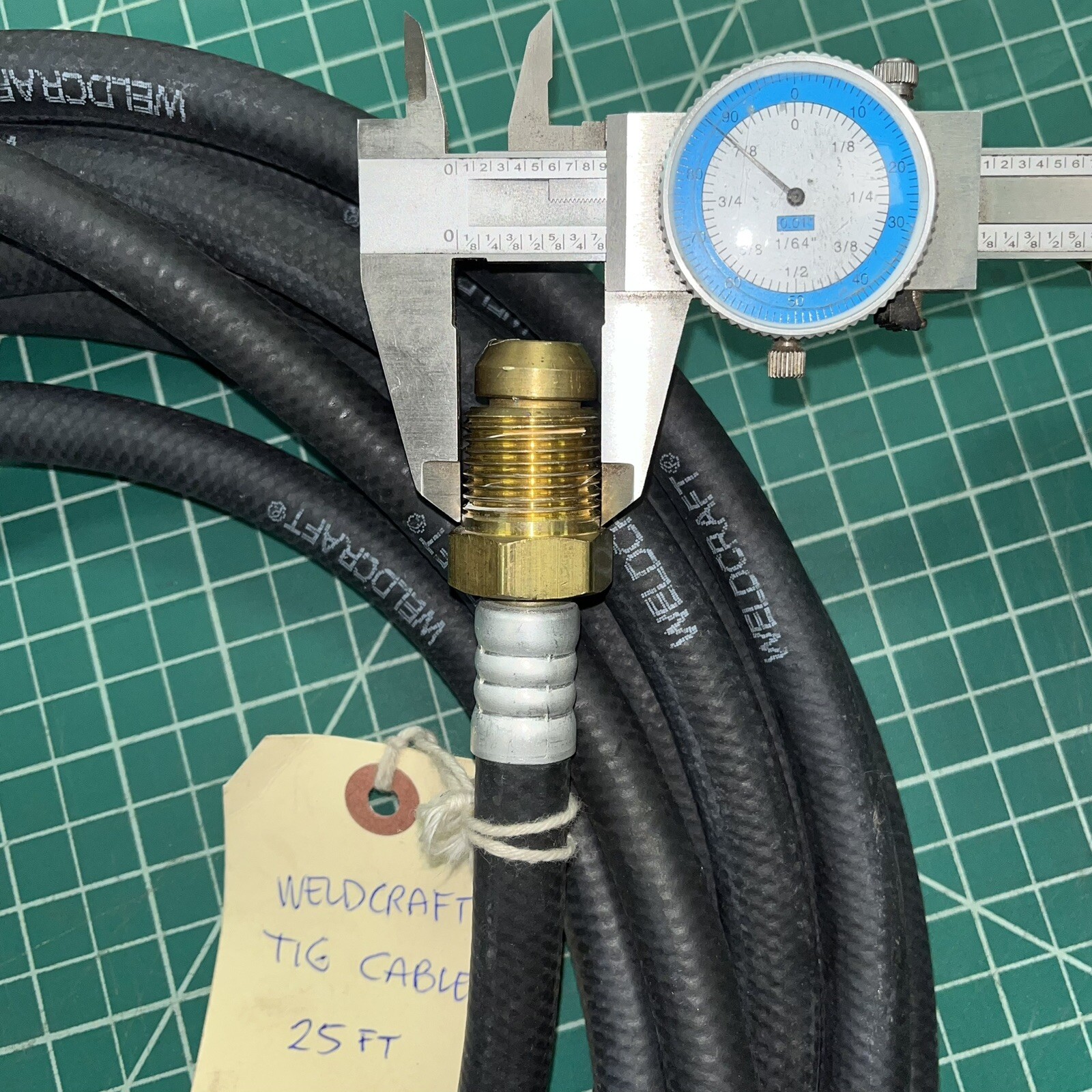 Weldcraft TIG Torch Power Cable 46V30R 25FT Rubber for WP-26, A-200 | eBay