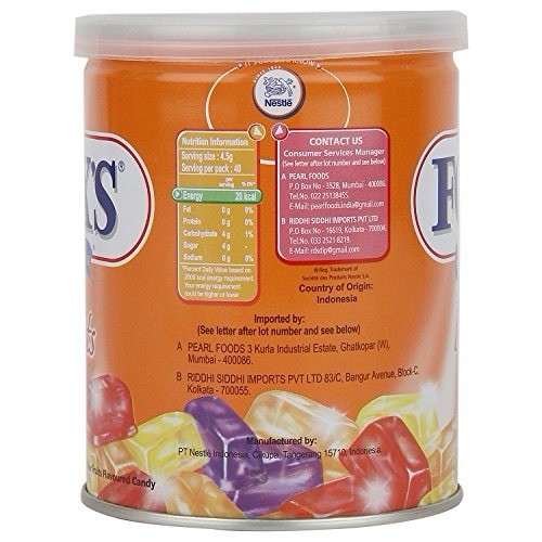 Fox's Crystal Clear Fruits Flavored Candy Tin 180gm FREE SHIPPING | eBay