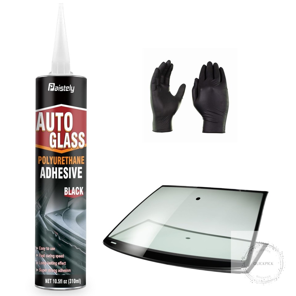Windshield Sealant Black 310ml, Fast Cure Windshield Adhesive, High ...