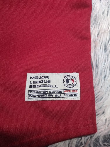 Los Angeles Angels Jersey Mens Large Red Embroidered MLB Baseball ...