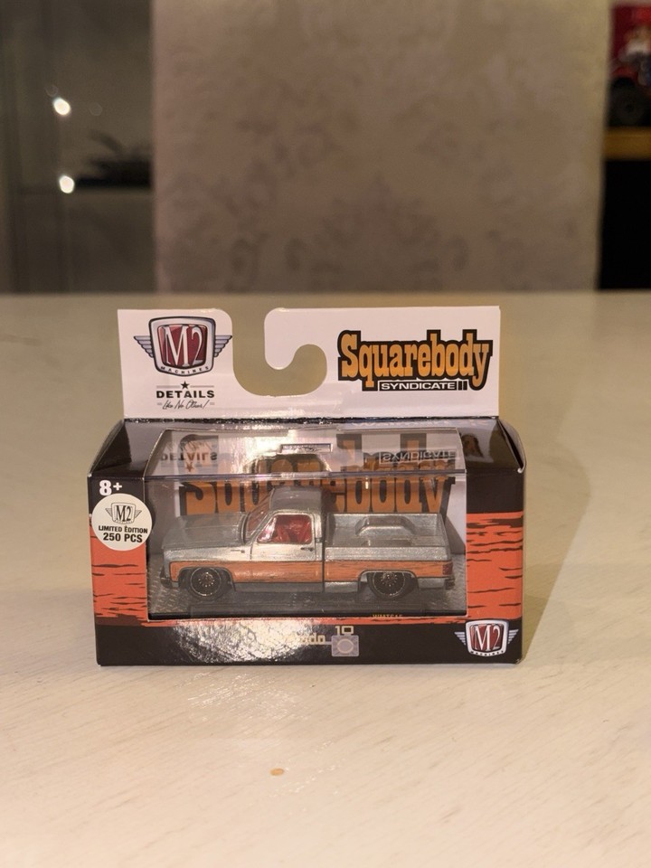 M2 Machines Squarebody Syndicate 1979 Chevy Silverado Woodson RAW Chase ...