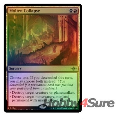 Foil Molten Collapse M/NM Magic: The Gathering MTG The Lost Caverns Of ...