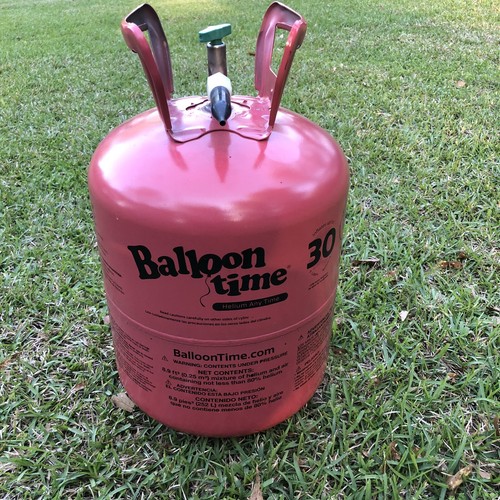 Helium Tank EMPTY Balloon Time 8.9 cu ft. Fills 30 9” balloons | eBay