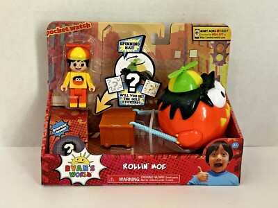 Ryan's World Rollin' Moe Vehicle & Action Figure Surprise Mystery Toy ...