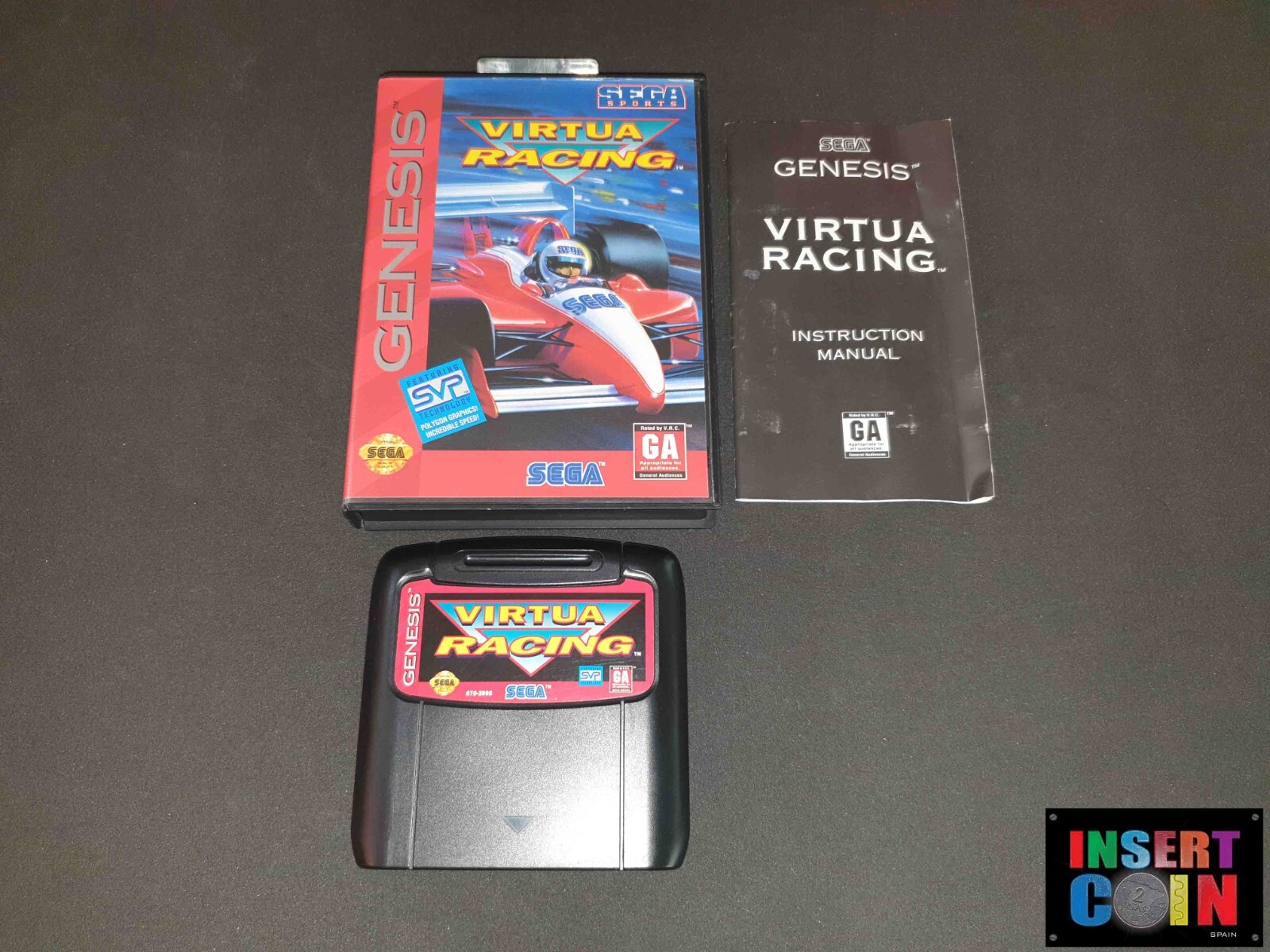 Virtua Racing Mega Drive Genesis - Juegos Retro Database