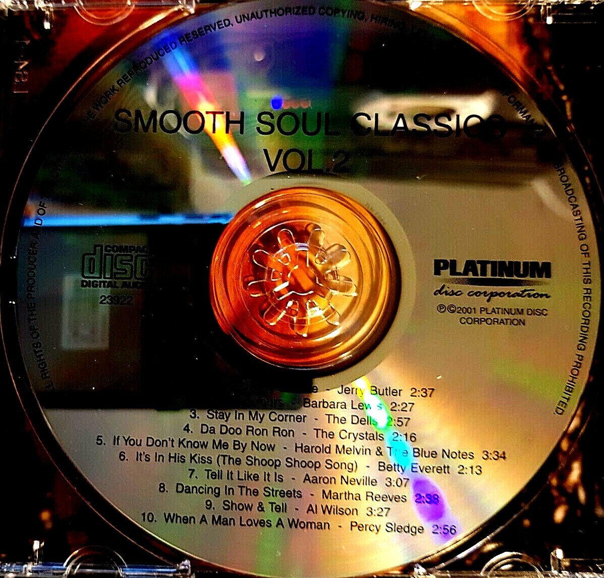 "Smooth Soul Classics" - "Volume 2" - Platinum Disc Corporation ...