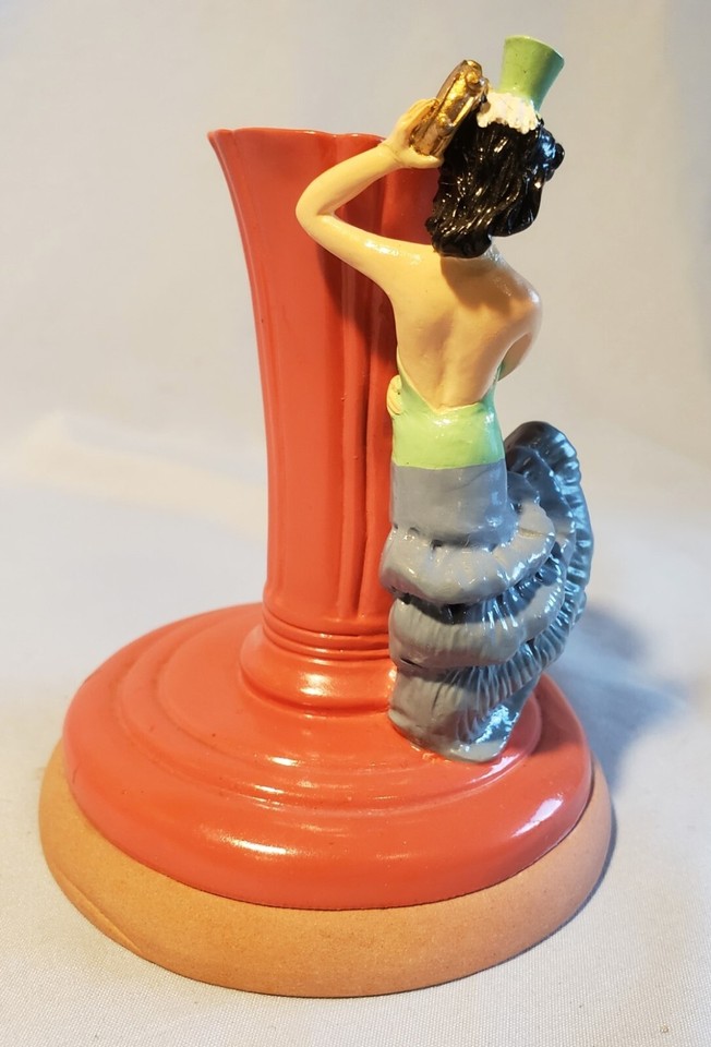 Feista Dancing Lady Cookie Press Persimmon Fiestaware | eBay