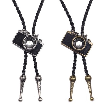 Western Bolo tie Vintage Bolo Tie Camera Bolo Tie Necklace Cowboy ...