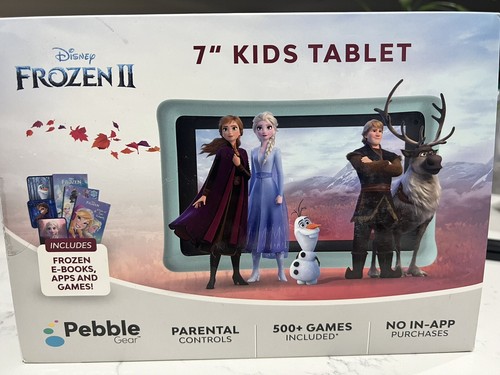 NEW Pebble Gear Disney Frozen 7-in Kids Tablet Child Safe Case Parental ...