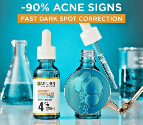 Garnier Skin Naturals Bright Complete Vit C Anti-Acne Booster Serum ...
