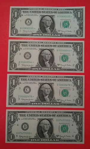 1963A $1* District Star set A*-L*, 12 notes 60 years old | eBay