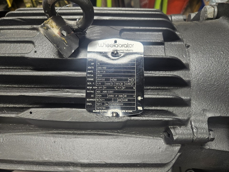 Wheelabrator Ezfit 25 , 15HP Shot Blast Wheel | eBay