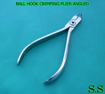 Angled Ball Hook Crimping Plier 5" Orthodontic Dental Instruments ...