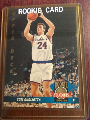 1992-93 Upper Deck Rookie Standouts #RS20 Tom Gugliotta Washington ...