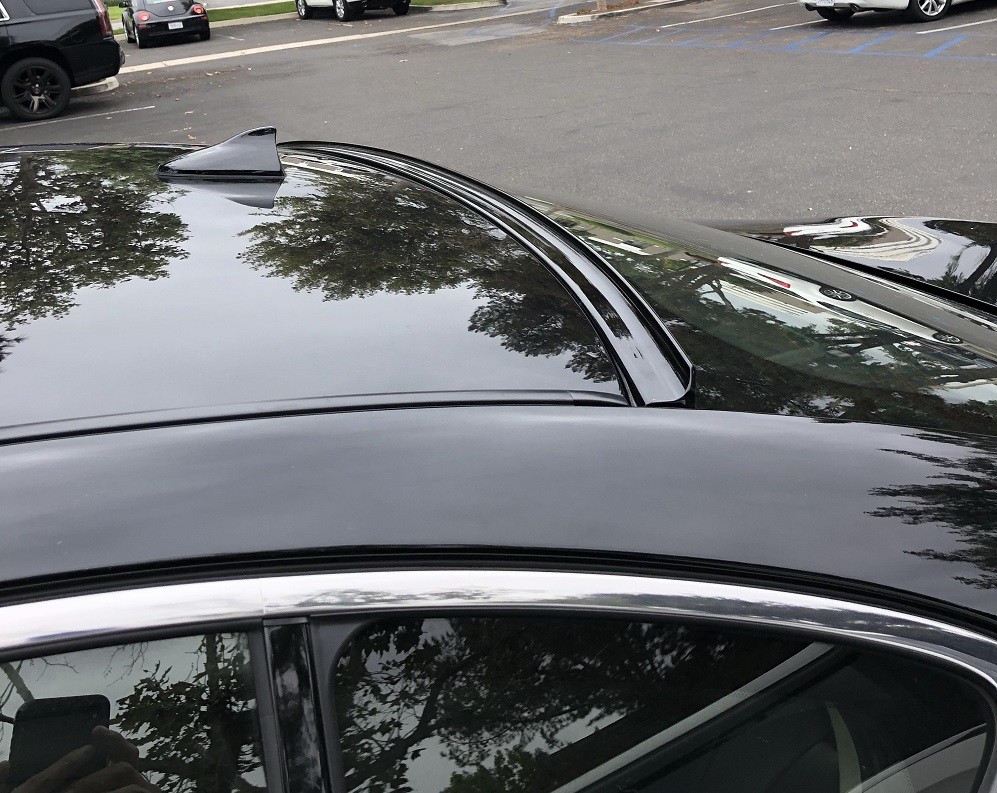 Painted Black Color For 1998-2005 LEXUS GS300-Rear Window Roof Spoiler ...
