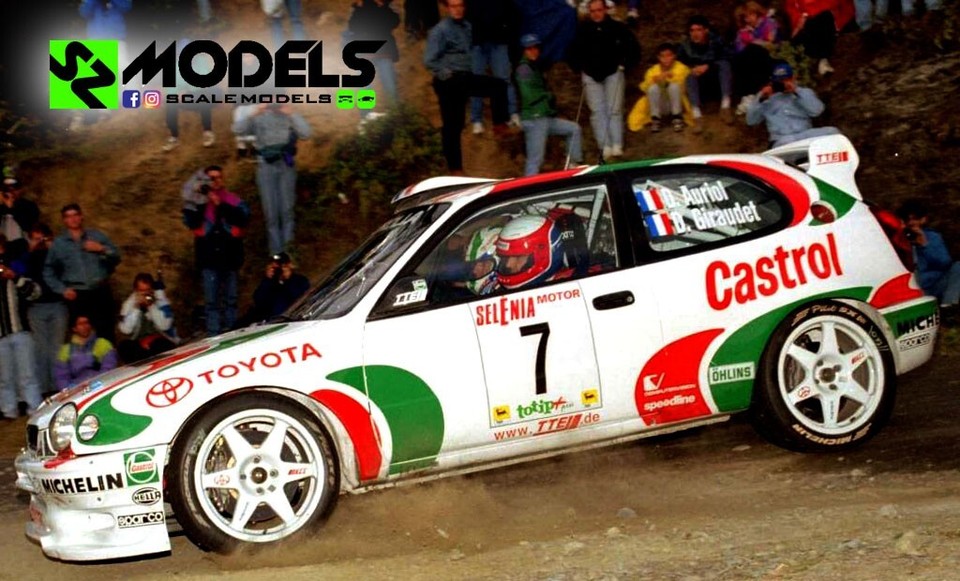 1/18 Rally Decal Set Toyota Corolla Wrc Auriol Loix Sanremo 1997 ...