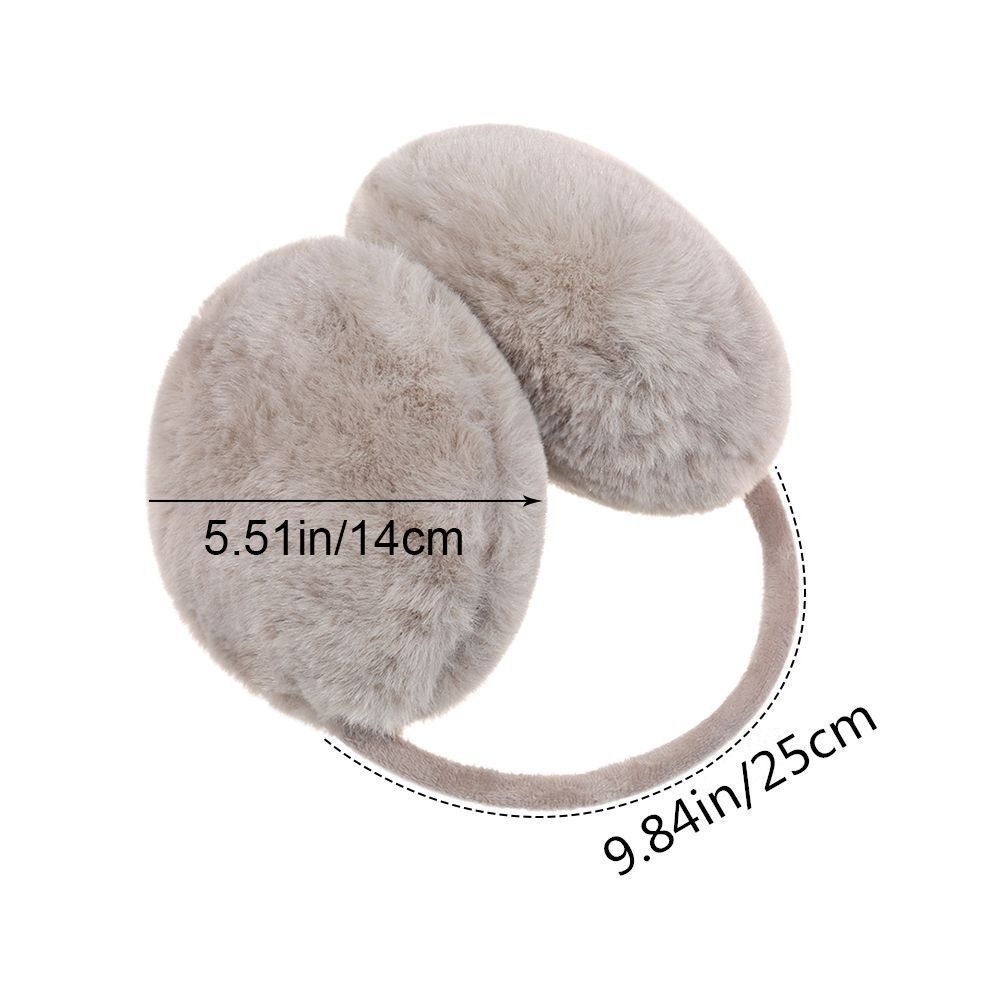 Warm Ear Muffs Fluffy Plush Ear Warmer Winter Earflaps Men Women | eBay ...