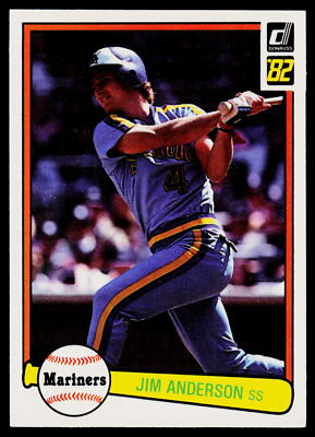 Jim Anderson 1982 Donruss #181 Seattle Mariners | eBay